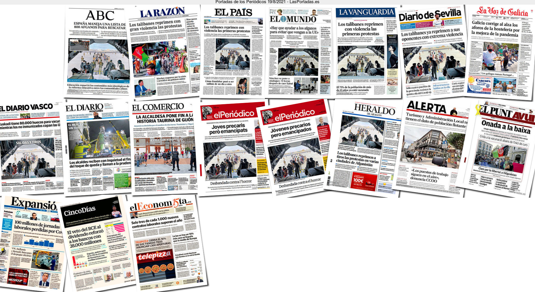 Portadas de los Periódicos - periódicos de España